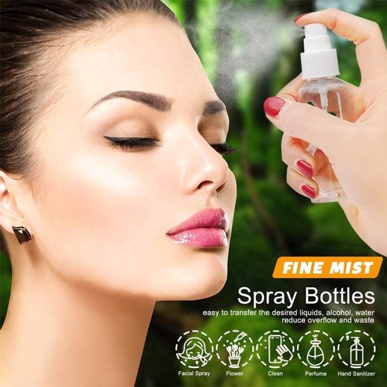 20 ml Spuitfles - Set van 4 - Klein formaat - Navulbaar - Verstuiver ...