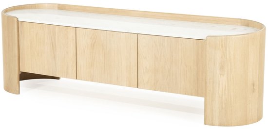 Eleonora tv meubel Don 165x45x50 cm eiken | bol