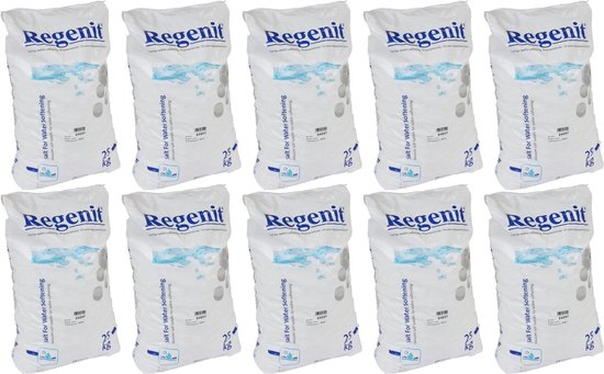 Regenit Zouttabletten 10 x 25kg – 250 kg Voordeelpallet – EN 973 Type A ...