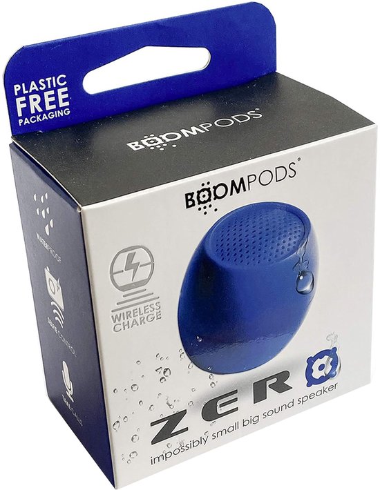 Boompods Zero Speaker Mono draadloze luidspreker Blauw 3 W | bol