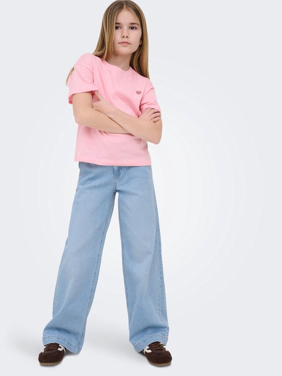 KIDS ONLY Wide-leg jeans KOGNEW Mid waist Wide leg fit Jeans | bol