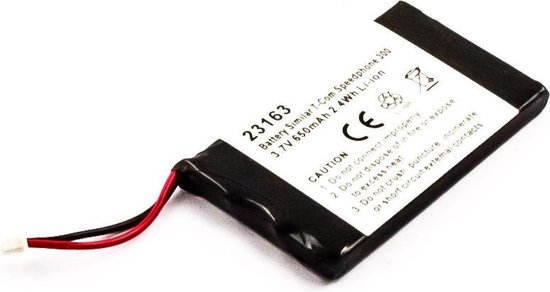 Batterij voor similar T-Com Speedphone 300, Li-ion, 3,7V, 650mAh, 2,4Wh ...