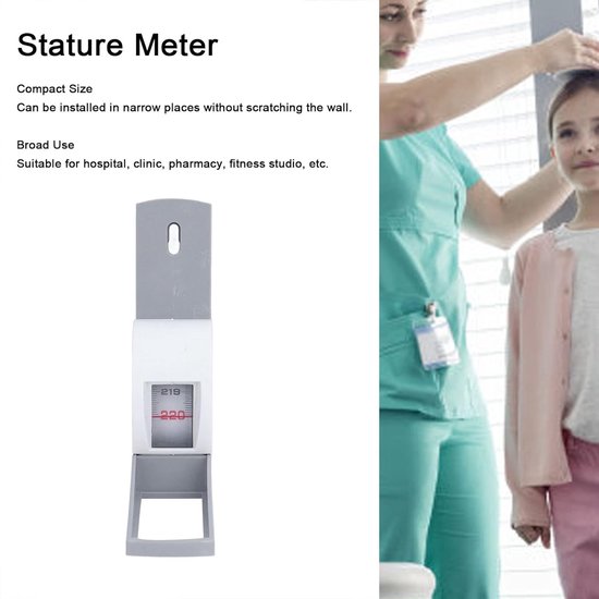 Statuur Meter Stadiometer Abs Statuur Meter 2.2 Meter Wandmontage Tool ...