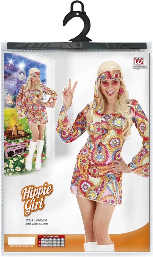 Hippie Flower Power Kostuum voor Dames - 70s Festival Outfit | bol