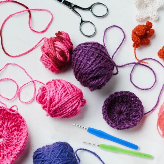Set van 4 Haaknaalden met Ergonomische Grijp, Diverse Maten | bol