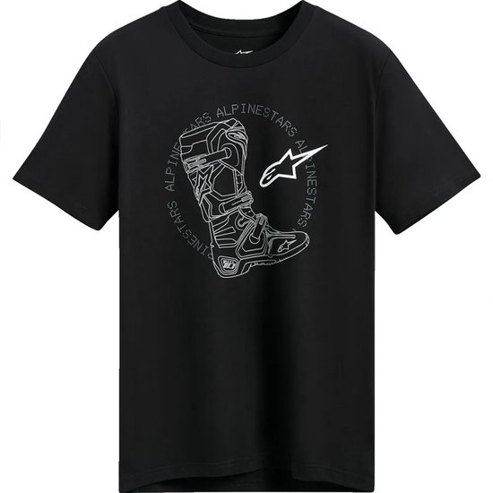 Alpinestars Tech Boot Csf T-shirt Met Korte Mouwen Zwart M Man | bol