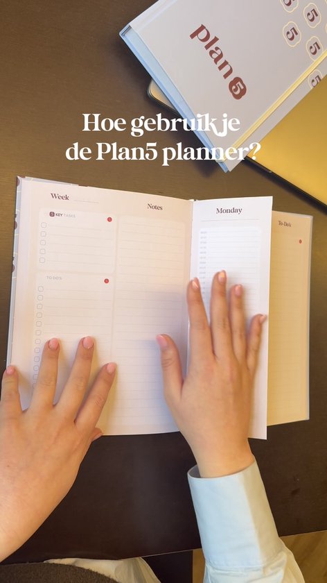 Plan5 Planner - Focus en overzicht - Time based plannen - 5 key tasks ...