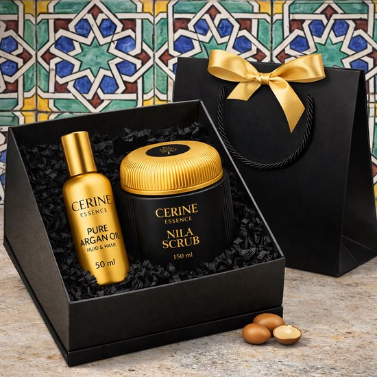 Cerine Essence Luxe Huidverzorging Cadeauset – Argan & Nila – Premium ...