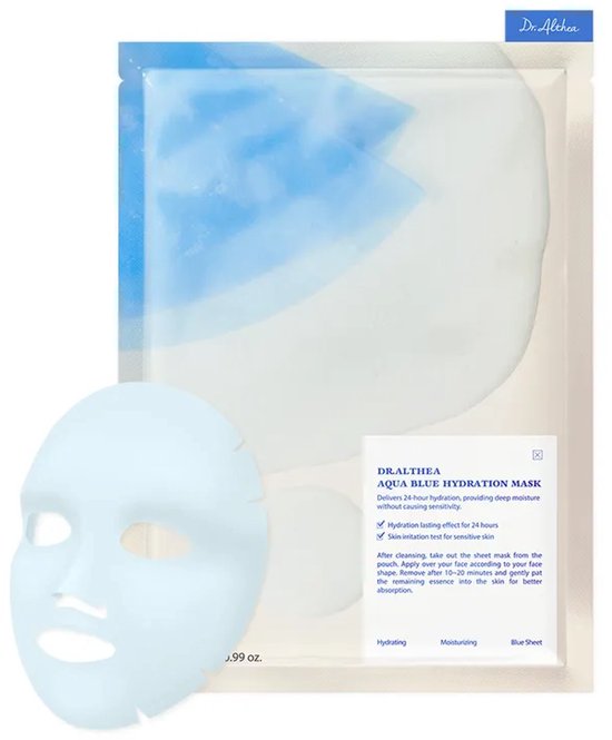 Dr. Althea- Aqua Blue Hydraterend Masker Set 4 x 28g | bol
