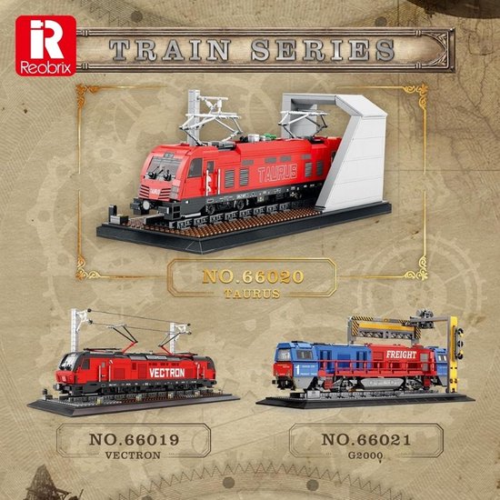 Reobrix 66020 Taurus trein retro classic bouwset | Locomotief city ...