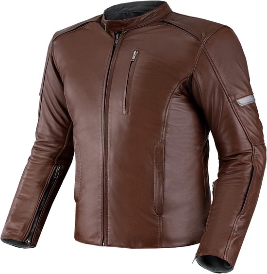 Motorjas Heren - Leren Jas - Motorrijden Veiligheid - Verstelbare ...