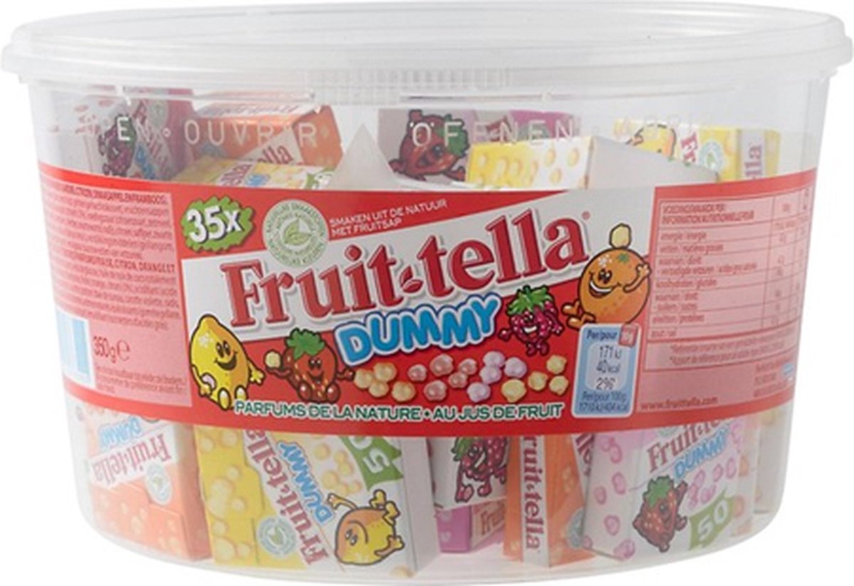Fruit-tella dummy - 35 doosjes | bol
