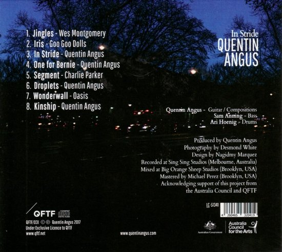 Quentin Angus - In Stride (CD), Quentin Angus | CD (album) | Muziek ...