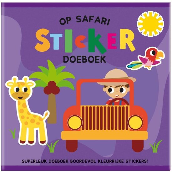 Op Safari Sticker Doeboek - (set van 4), Interstat | 9789464323184 ...