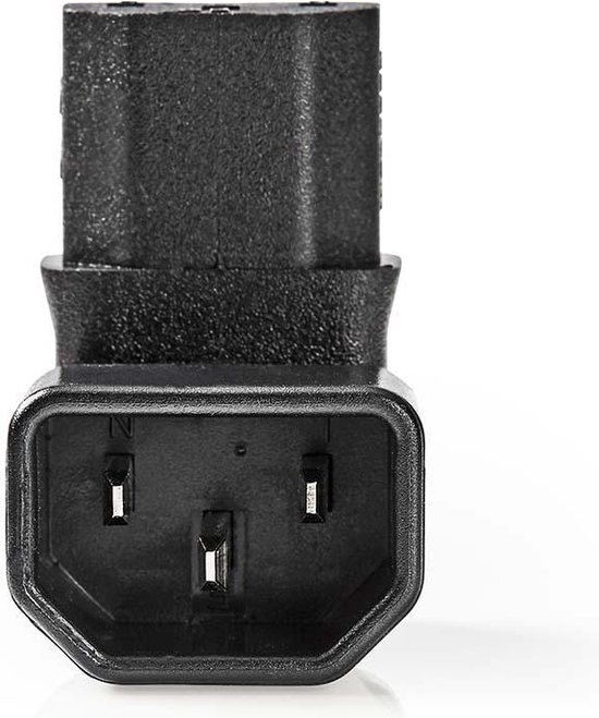 Nedis Verlengstekker - IEC-320-C13 - IEC-320-C14 - 90° Gehoekt ...