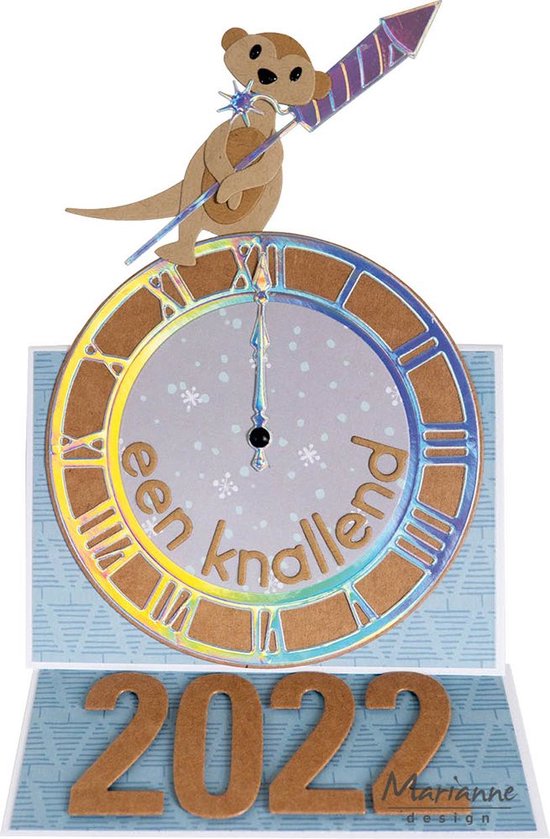 Marianne Design Creatables Snij en Embosstencil - Klok | bol