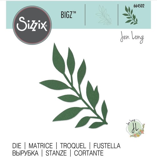 Sizzix Bigz Snijmal - Gathered Leaves | bol.com