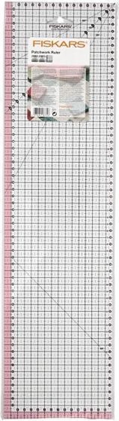 patchwork liniaal transparant 60 x 15 cm | bol