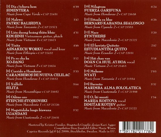 Various World Music - Music From-Compilation (CD), Various World Music ...
