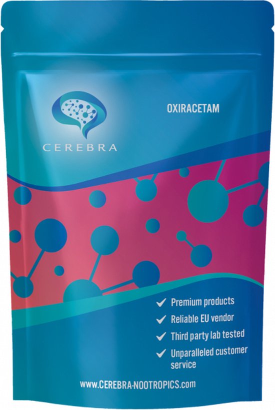 Oxiracetam | Capsules | 500mg | 60 stuks | Cerebra nootropic | | bol.com