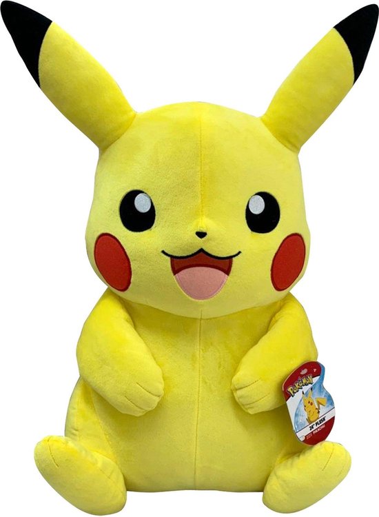 Pokemon - Knuffel Jumbo Pikachu 60cm (PKW0076) | bol