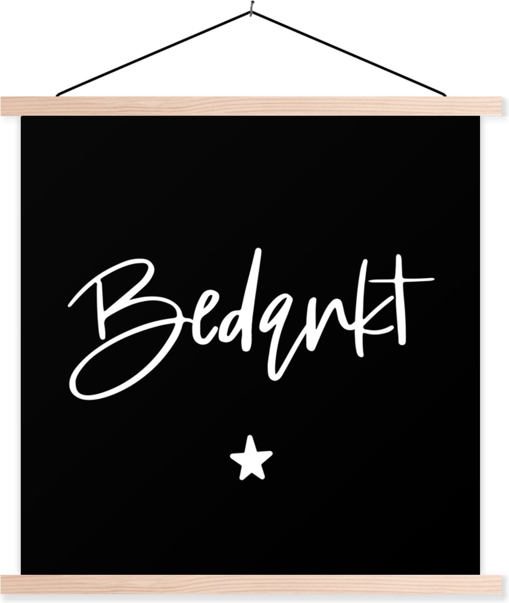 Posterhanger incl. Poster - Schoolplaat - Bedankt - Quotes - Spreuken ...