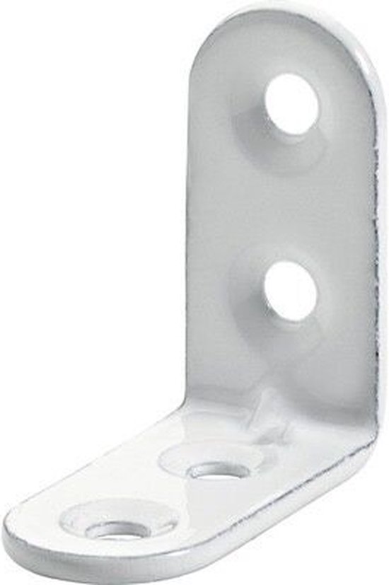 Hoekbeugel Staal Wit 30x30x18mm | bol