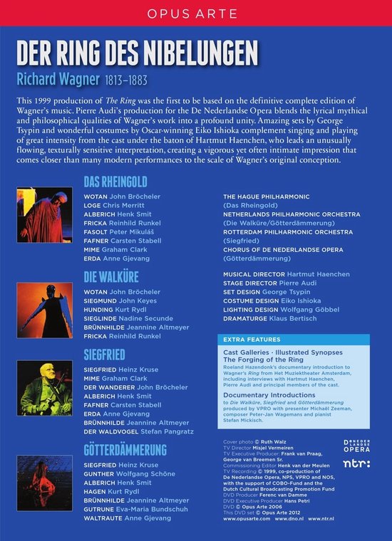 De Nederlandse Opera - Der Ring Des Nibelungen (11 DVD), De Nederlandse Opera | Muziek | bol