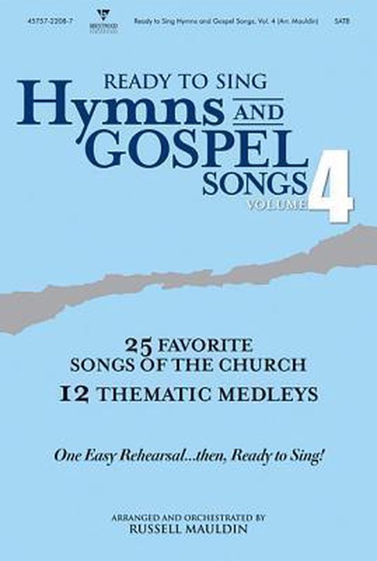 Ready To Sing Hymns And Gospel Songs Volume 4 0645757220877 Boeken