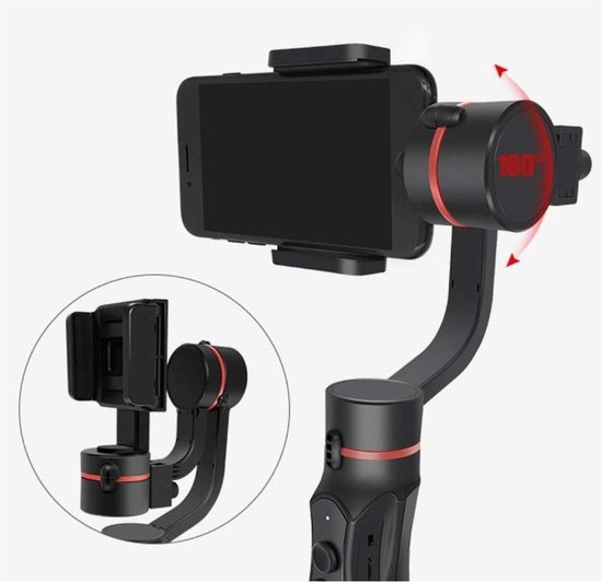 Bluetooth Smartphones/GoPro Selfiestick Stabilizer - zwart | bol.com