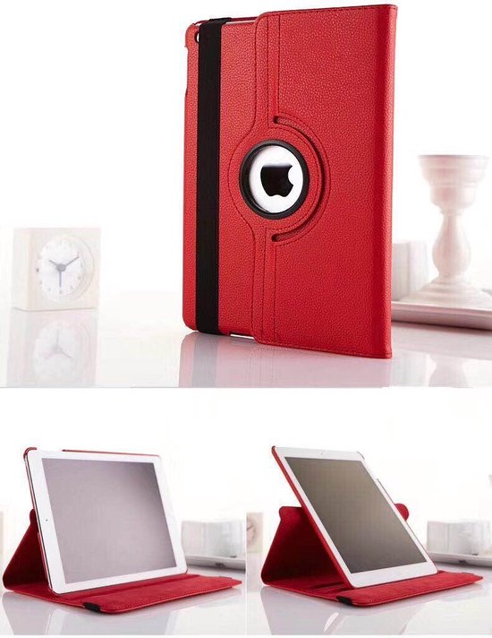 IPADAIR/AIR2/NEW IPAD 2017/2018 DRAAIBAAR ROOD+ stylus pen | bol.com