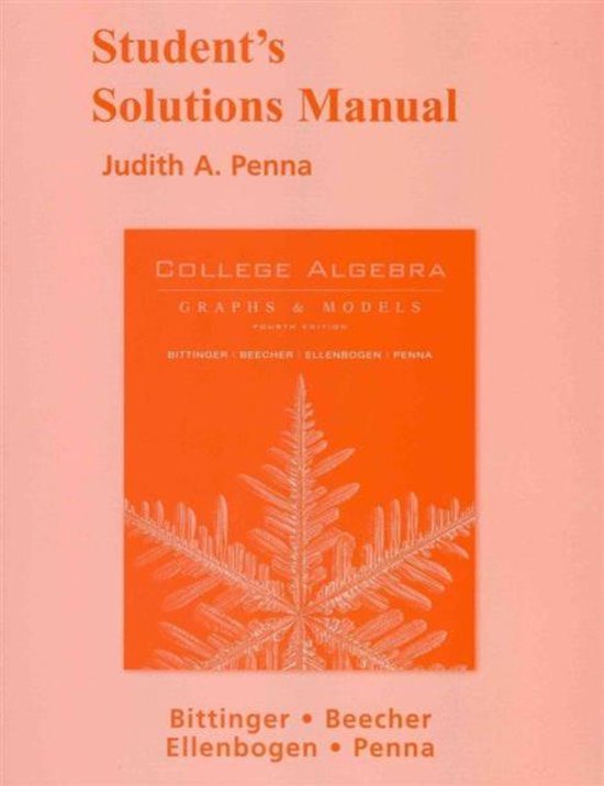 College Algebra | 9780321529046 | Judith A. Penna | Boeken | bol.com