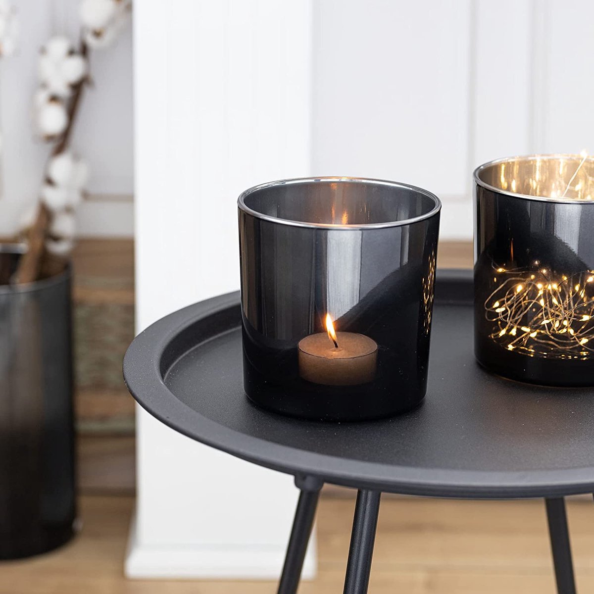 TREND FOR HOME Bloemenvaas Gekleurde Glazen Vazen voor Bloemen Plant Container Kaars... | bol.com