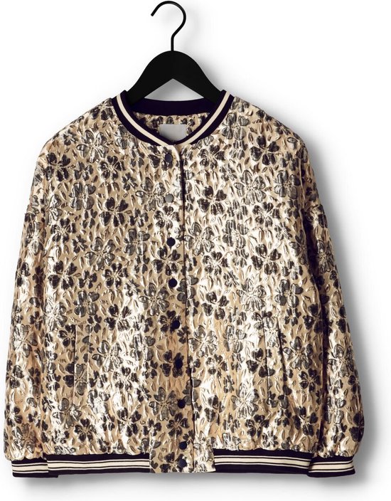 Studio Amaya Moon Bomber Jassen Dames - Winterjas - Goud - Maat M | bol