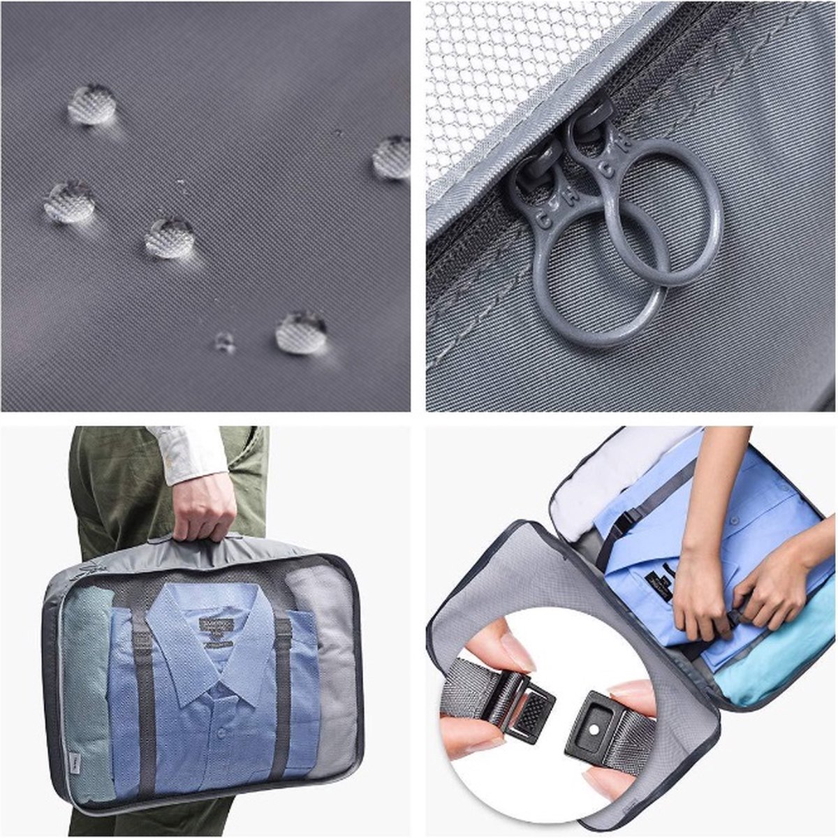 SVH Company Packing Cubes Set 8-delig - Koffer Organizer Set – Backpack ...