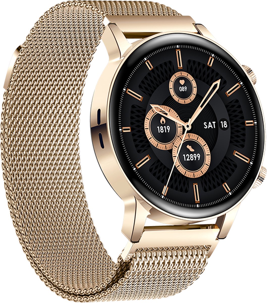 Belesy® MIRACLE - Smartwatch Dames - Horloge – Stappenteller ...