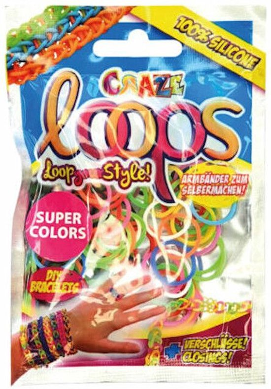 Craze loops - loop your style - loombandjes set van 3 zakjes | bol.com