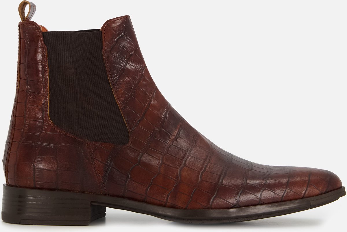 Reinhard Frans Cardiff Chelsea boots Cognac - Heren - Maat 42 | bol.com