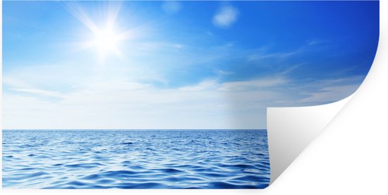 Muurstickers - Sticker Folie - Zee - Zon - Lucht - 40x20 cm - Plakfolie ...