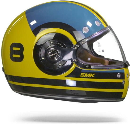 SMK Retro Ranko Goud Integraalhelm - Maat S - Helm | bol.com