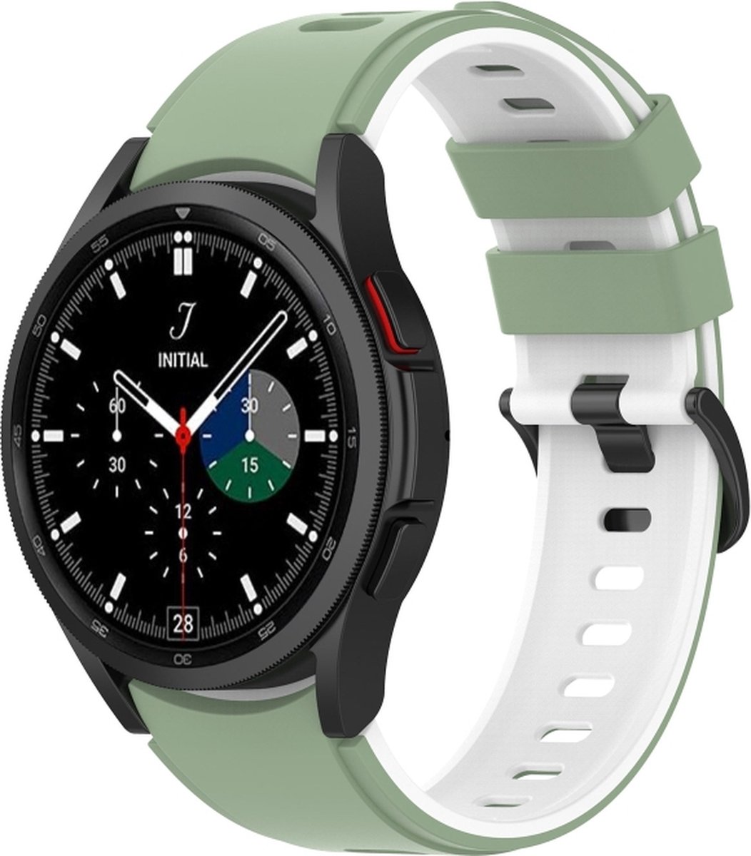 Siliconen bandje - geschikt voor Samsung Galaxy Watch 4/Watch 4 Classic ...