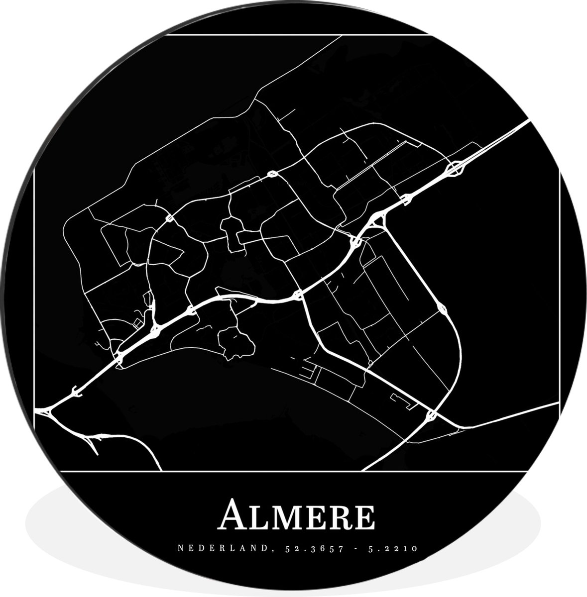 WallCircle - Wall Circle - Wall Circle - City Map - Almere - Map - Map ...