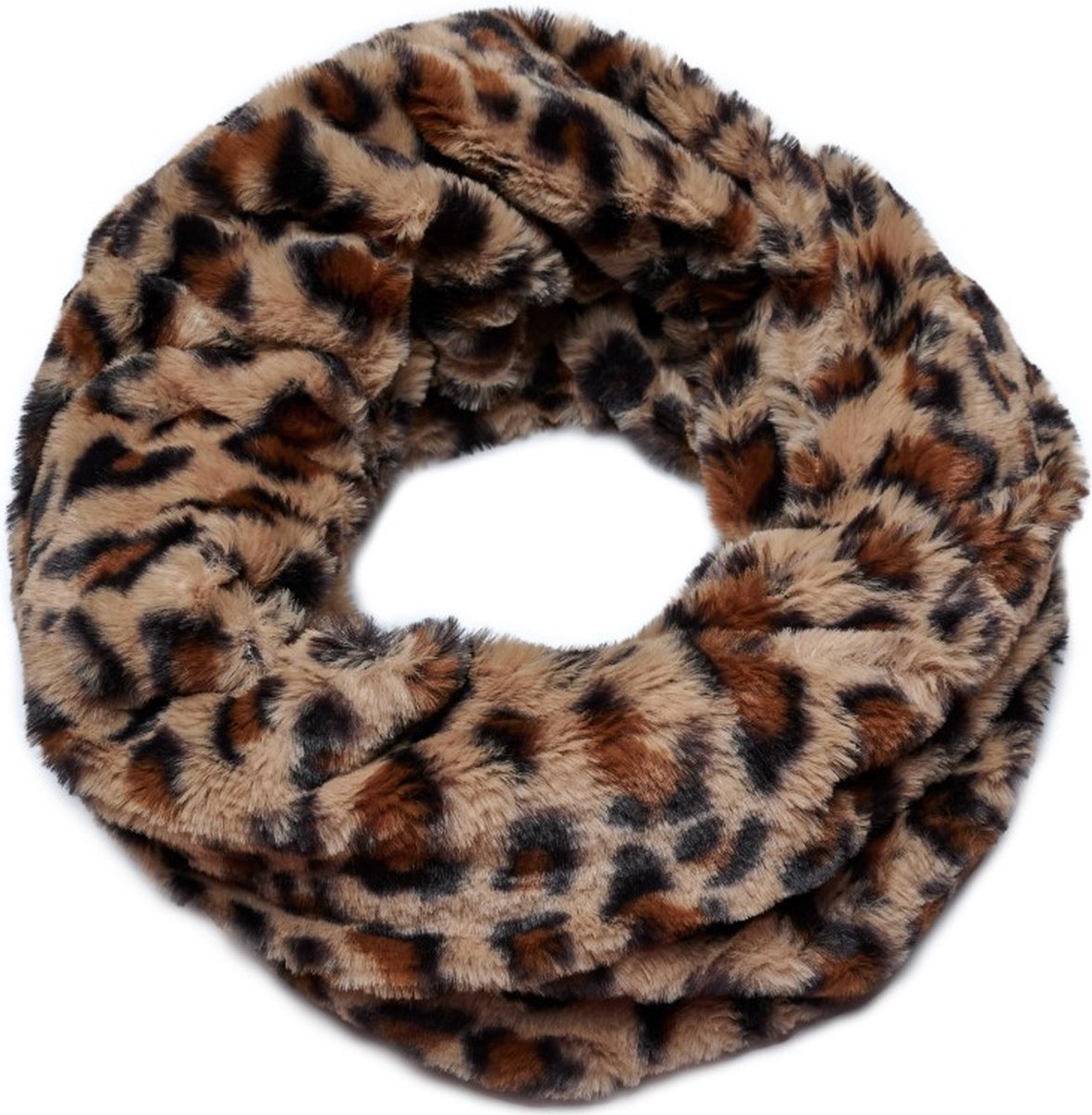Kraagjeskopen.nl Sjaal Dames Panterprint - Colsjaal Vrouwen fluffy ...