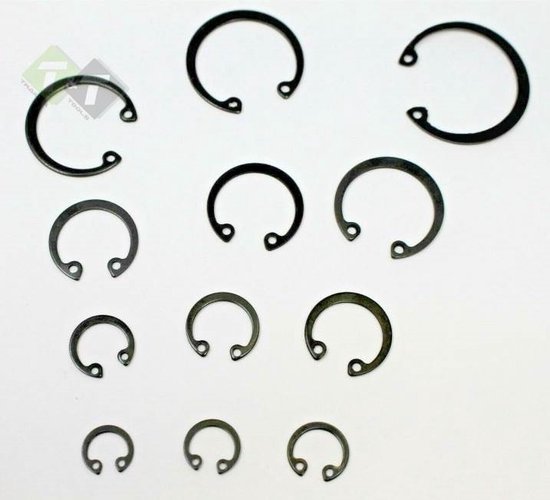 Borgring set - 300 dlg - Binnenwerks assortiment - Seegerring clips ...