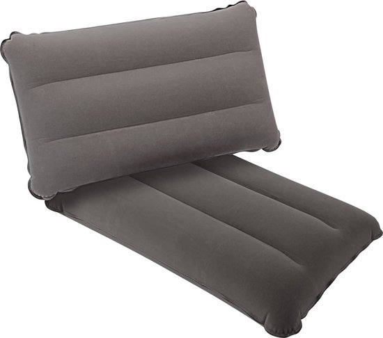 Opblaasbaar kussen, 2 stuks, campingkussen, reiskussen, licht ...