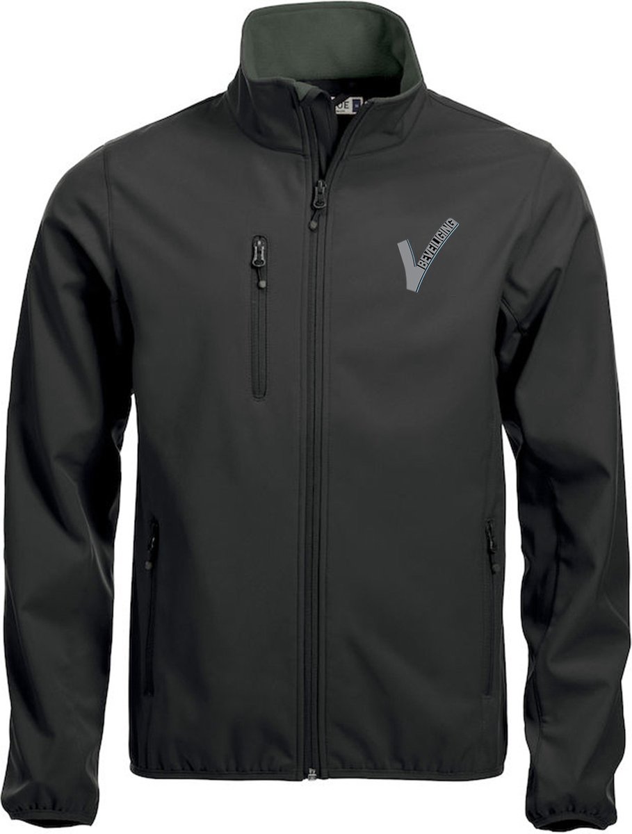 Security / Beveiliging kleding - Clique - Softshell jas Zwart inclusief ...