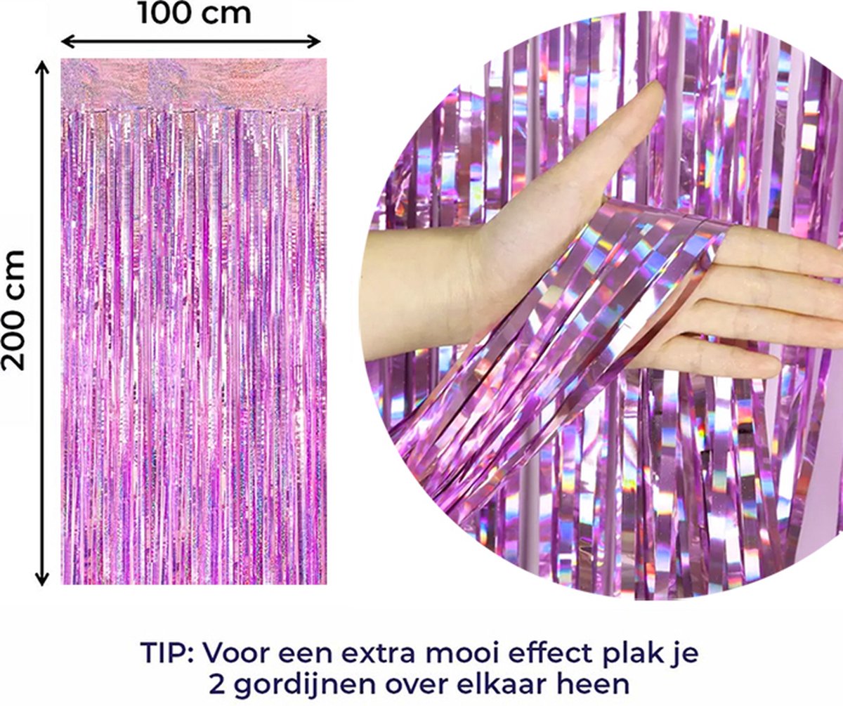 Deurgordijn - Feestgordijn - Unicorn Glittergordijn - Glitter Folie ...