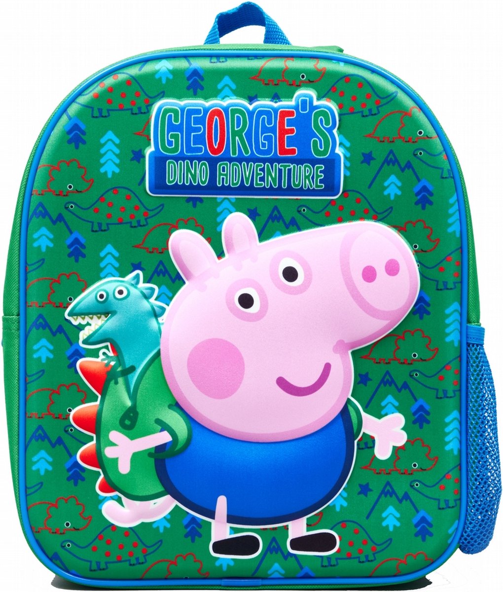 Peppa Pig George dino peuter jongens rugzak 3D | bol.com