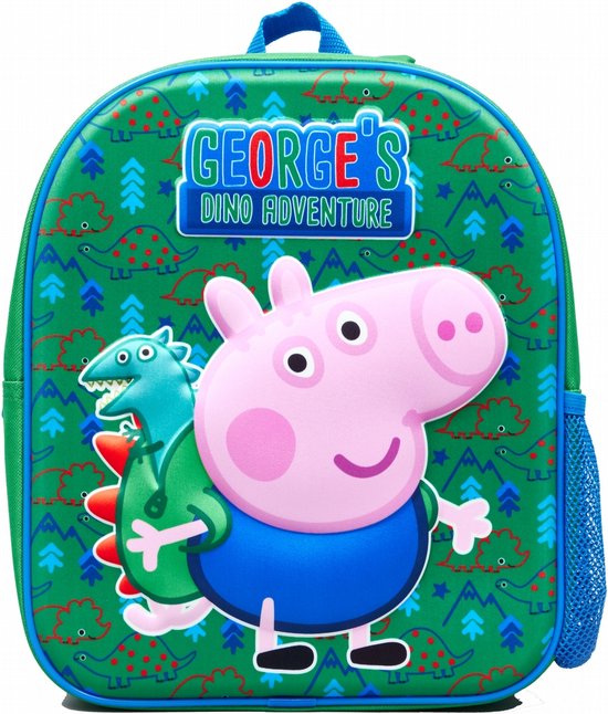Peppa Pig George dino peuter jongens rugzak 3D | bol.com