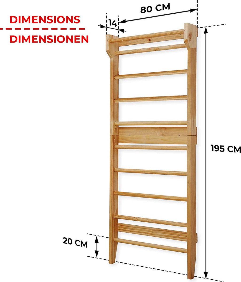 Klimrek - Klimwand - Turnrek - Klimtoestel - Sportwand - Gymzaal - Voor ...